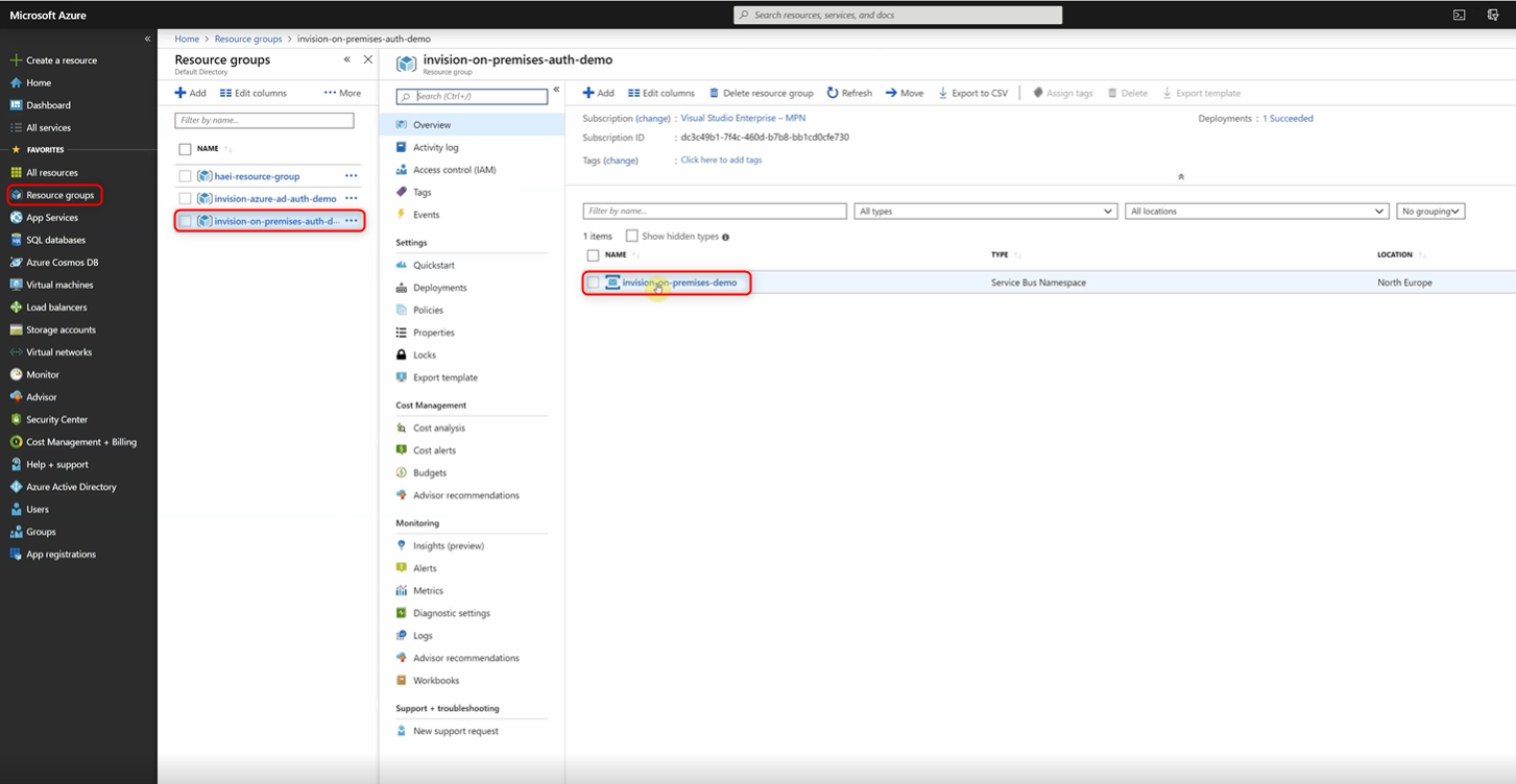 How To Setup Azure Service Bus | Profitbase Docs